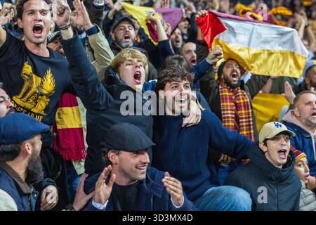 AS Roma supporter during the Italian Football Championship League A ...