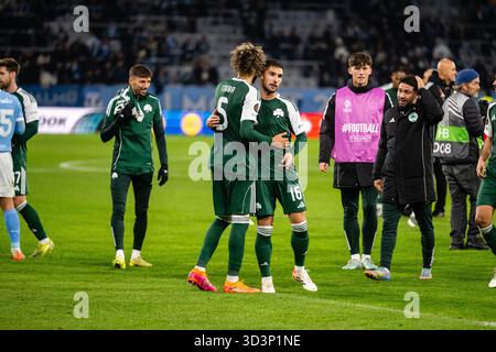 MALMÖ 2025-11-16 FC Rosengård's Emma Jansson and Linköping FC's Malin ...