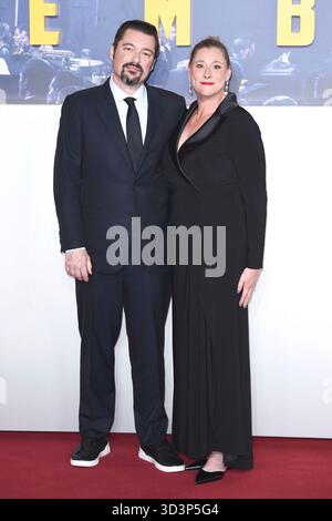 James Vanderbilt und Amber Freeman bei der Premiere des Kinofilms ...