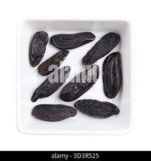 Tonka bean isolated on white background with full depth of field. Bean ...