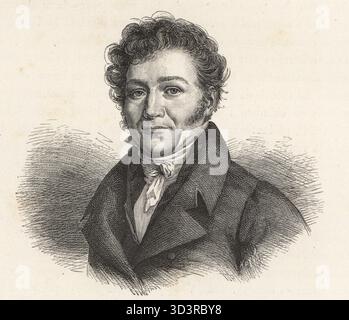 Louis-Jacques, Baron Thénard. Lithograph by [M] Stock Photo - Alamy