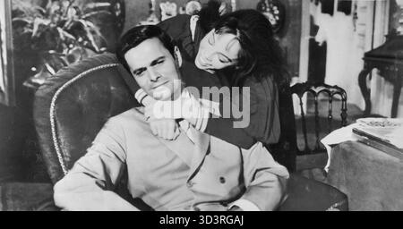 American actors Leslie Caron and Louis Jordan in the movie Gigi, USA ...