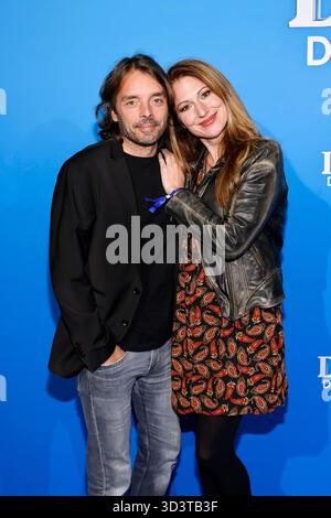 Mara Bergmann and her husband Alexander Hoffmann attend the premiere of ...