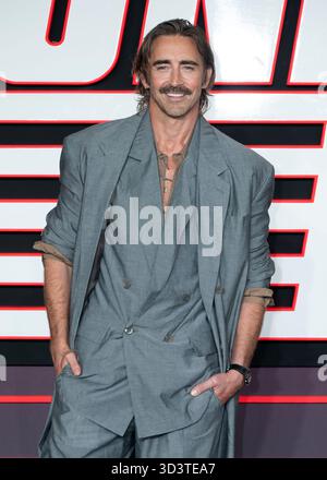 Lee Pace attends "The Running Man" New York Premiere at AMC Lincoln ...