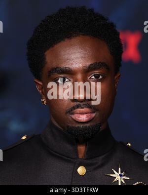 Caleb McLaughlin attending Netflix's Stranger Things 2 Premiere Event ...