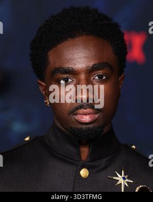 Caleb McLaughlin attending Netflix's Stranger Things 2 Premiere Event ...