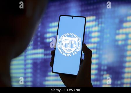 In this photo illustration, the logo of Monetary Authority of Singapore ...