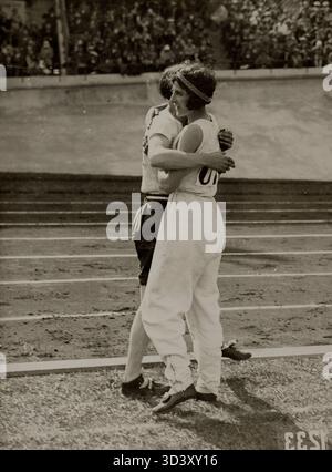 The Canadian women's 4x100m relay team, consisting of Florence Bell ...