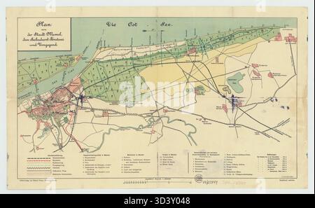 Plan of Memel Stock Photo - Alamy