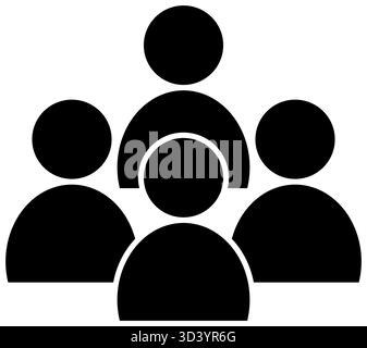 People group team member icon. Community user employee member icon ...