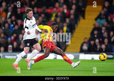 Watford's Marc Bola during the Sky Bet Championship match at the King ...