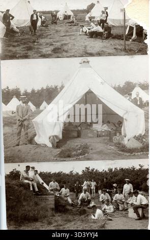 Tent camp of the Royal Dutch Defense Association 'Volksweerbaarheid'. A ...