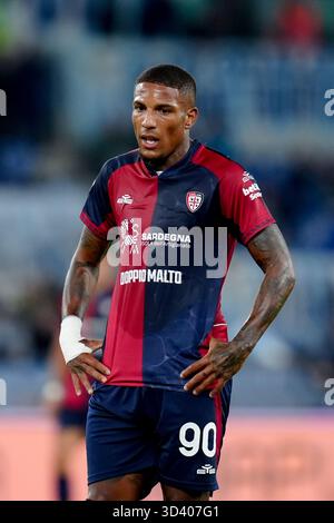 Michael Folorunsho of Cagliari looks on during the Serie A match ...