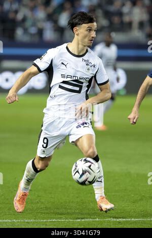 Esteban LEPAUL of Rennes during the French championship Ligue 1 ...