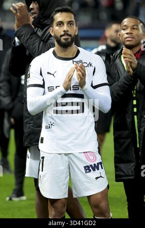 Mousa Tamari aka Musa Al-Taamari of Rennes during the French ...