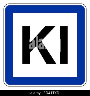 Artificial intelligence and road sign Stock Photo - Alamy