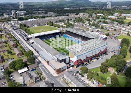 aerial view of Burnley FC Turf Moor stadium, a UK football ground Stock ...