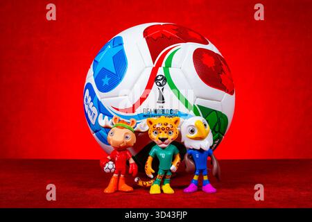 FIFA World Cup 2026 mascots Maple the Moose, Zayu the Jaguar, and ...