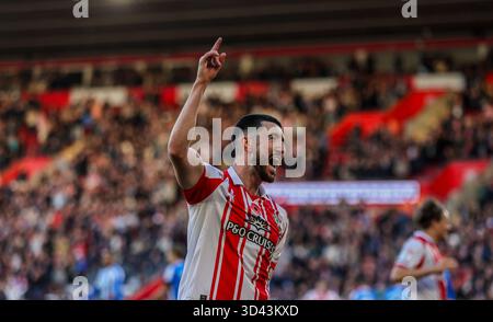 Finn Azaz of Southampton celebrates his goal to make it 0-1 during the ...