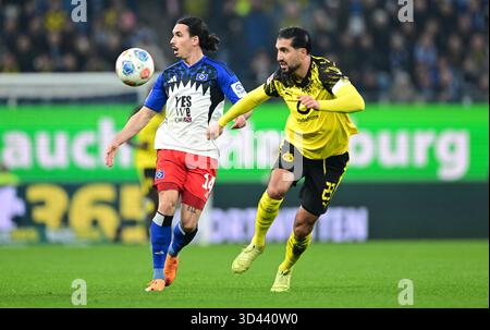 from left: Rayan Philippe (HSV Hamburg), Keven Schlotterbeck FC ...
