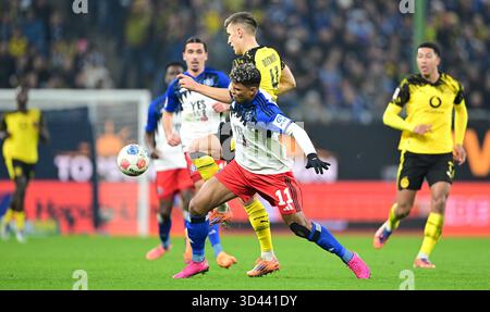 from left: Ransford-Yeboah Koenigsdoerffer (HSV Hamburg), Robin Hranac ...