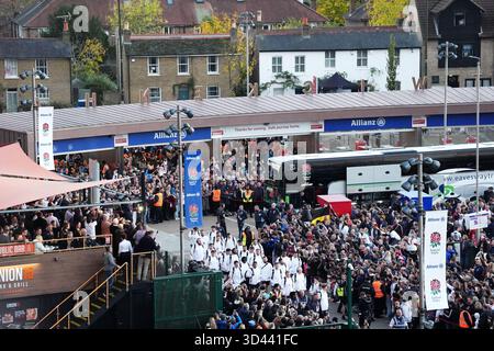England players arrive ahead of the Quilter Nations Series match at the ...
