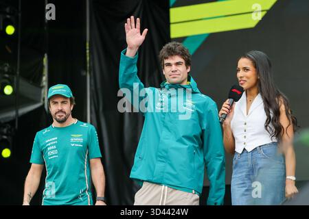 Fernando Alonso (Aston Martin Aramco Formula One Team, Spanien, #14) im ...