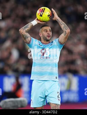 Burnley's Kyle Walker during the Premier League match at Turf Moor ...