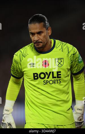Alphonse Areola of West Ham United during the Premier League match West ...
