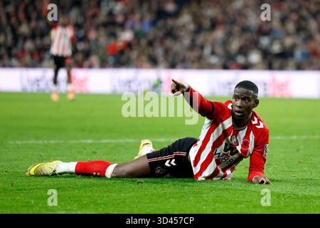 Nordi Mukiele of Sunderland during the Premier League match Tottenham ...