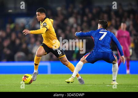 Joao Pedro of Chelsea and Pedro Neto of Chelsea during the Premier ...