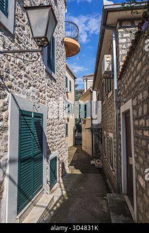 Herceg Novi Old Town in Montenegro Stock Photo - Alamy