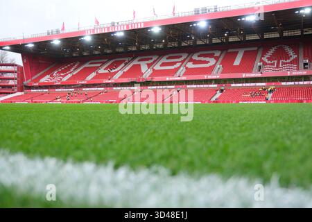 The Brian Clough Stand prior to kick off during the Premier league ...