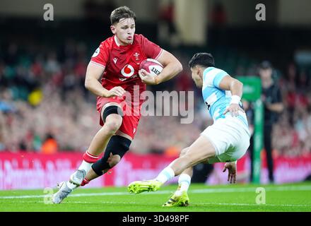 Wales' Alex Mann during the Quilter Nations Series match at ...