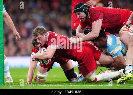 Wales' Jac Morgan during the Quilter Nations Series match at ...