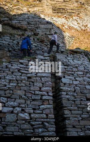The Whaligoe Steps is a man-made stairway of 365 steps, Lybster ...