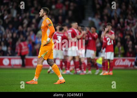 Leeds United goalkeeper Lucas Perri during the Premier League match at ...