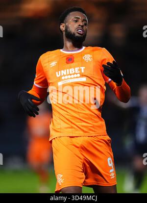 Rangers' Youssef Chermiti during the William Hill Premiership match at ...