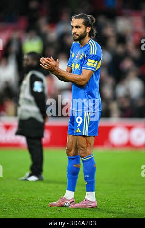 Dominic Calvert-Lewin of Leeds United during the Premier League match ...