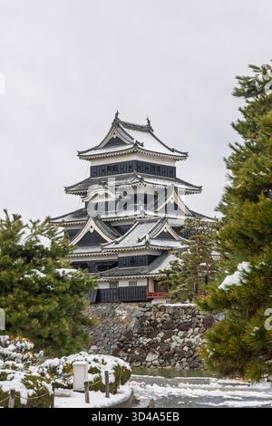 Famous Matsumoto castle originally known as Fukashi Castle National ...