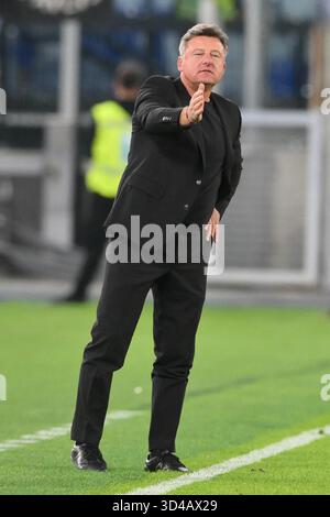 Olimpico Stadium, Rome, Italy - Kosta Runjaic head coach of Udinese ...