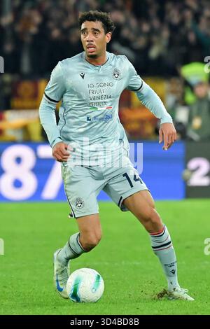 Olimpico Stadium, Rome, Italy - Arthur Atta of Udinese seen in action ...