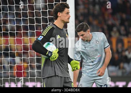 Mile Svilar of AS Roma during the Italian Serie A, 2025/26 season ...