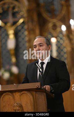 Oberbürgermeister Octavian Ursu bei der zentralen Gedenkveranstaltung ...