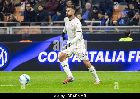 Milan, Italy. 9 Nov, 2025. mario gila lazio during serie A match FC ...