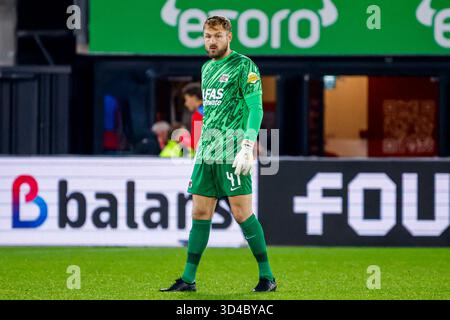 Alkmaar - Goalkeeper Jeroen Zoet of AZ during the 2025/2026 Eredivisie ...