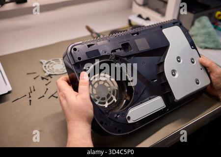 The Disassembled Robotics Device is for thorough maintenance to ensure ...