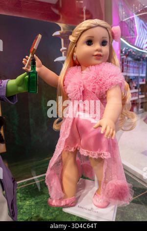The American Girl Store in Rockefeller Center is popular, New York City ...
