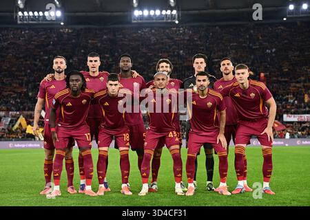 Roma, Italy. 09th Nov, 2025. Gianluca Mancini of AS Roma seen in action ...