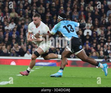 Kalaveti Ravouvou of Fiji in action during Quilter Nations Series match ...